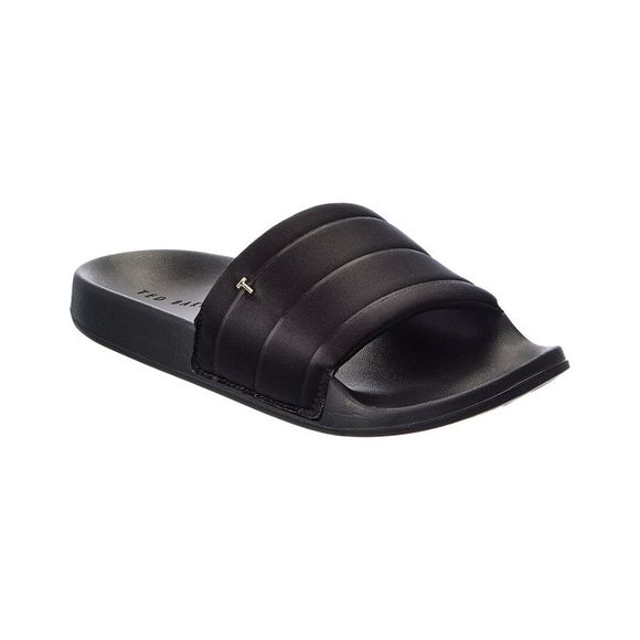 Ted Baker | Shoes | Ted Baker Padda Satin Slide Black | Poshmark